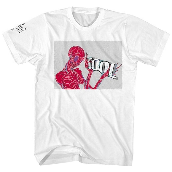 Live Nation | Shirts | Tool Skeleton Logo Lightweight White Shirt ...